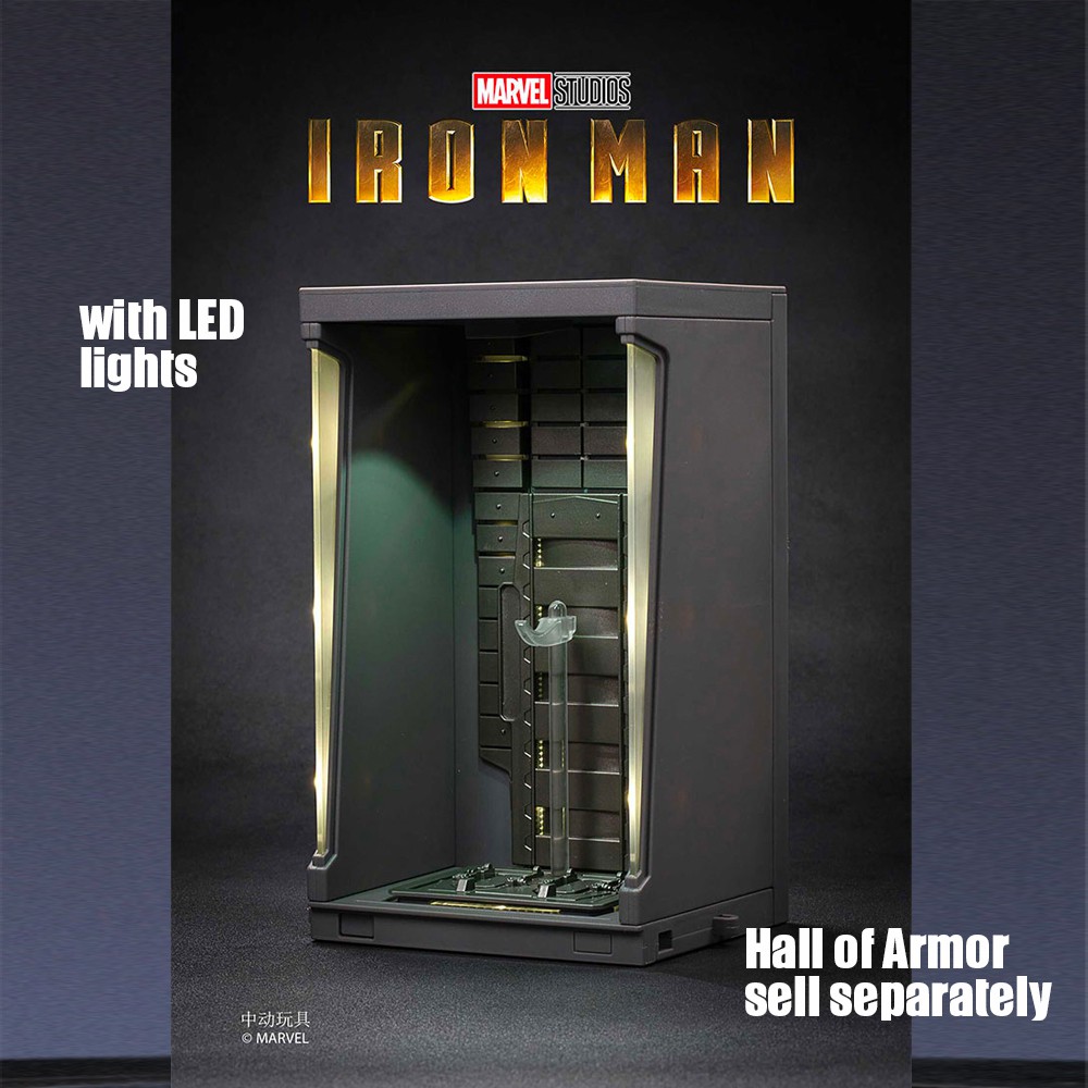 Ready【ZD TOYS】Original Marvel 1/10 Iron Man Mark 3 LED version Hall of ...