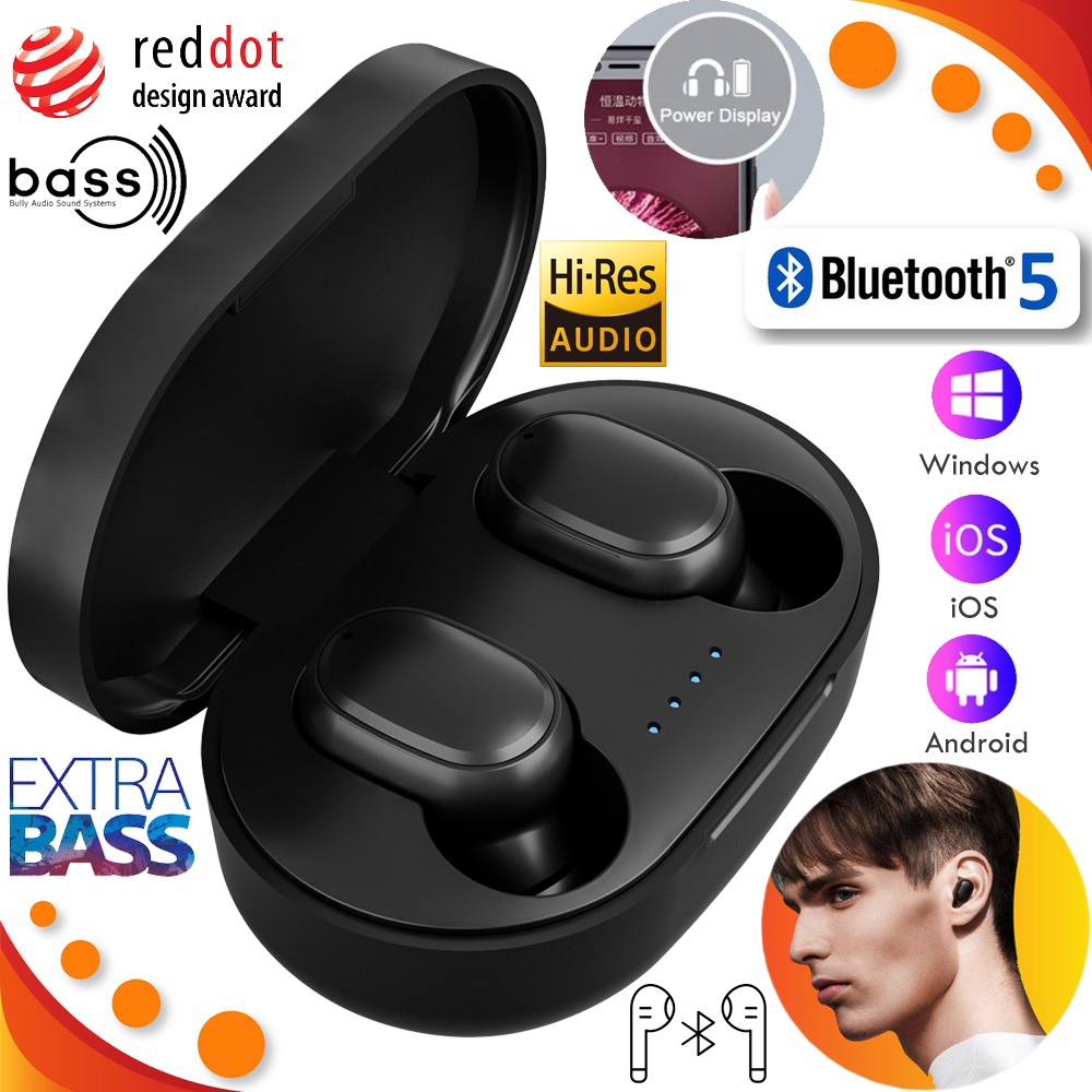 HiFi Bluetooth 5.0 Wireless Earbuds Stereo In-Ear Headset Sports ...