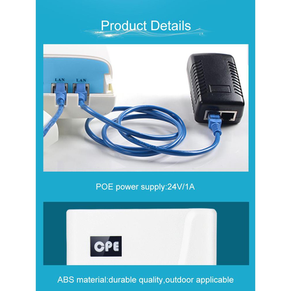 4G CPE Router Outdoor 150Mbps ใส่ซิมปล่อย Wifi รองรับ 4G ทุกเครือข่าย ...