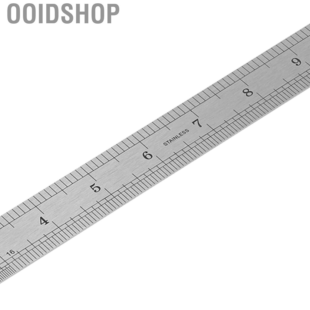 Ooidshop 30cm Ruler Measurable Length Clear Scale Accurate Stainless ...