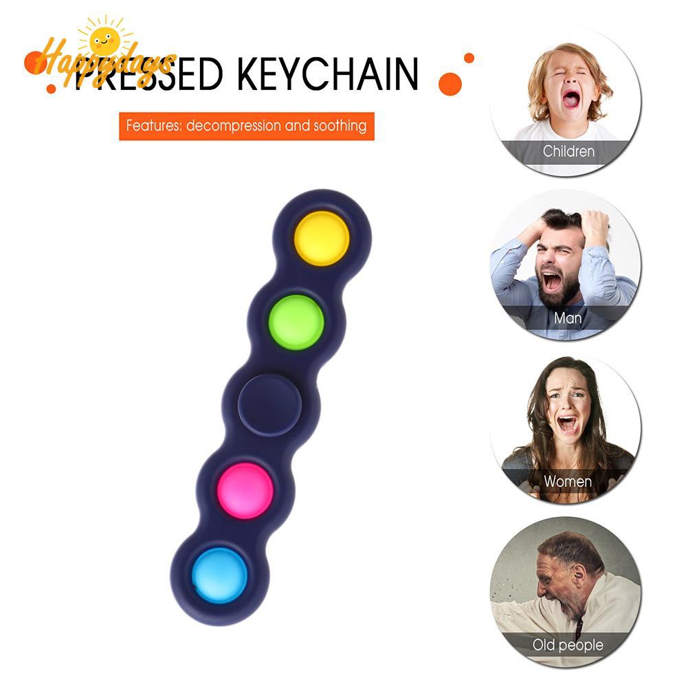 happy_Colorful Portable Fingertip Gyro Push Bubble Autism Need Toys ...