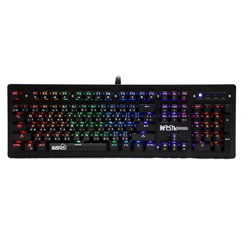 SIGNO KEYBOARD KB-738 INFESTA (BLUE-SWITCH) - advice_officialshop ...