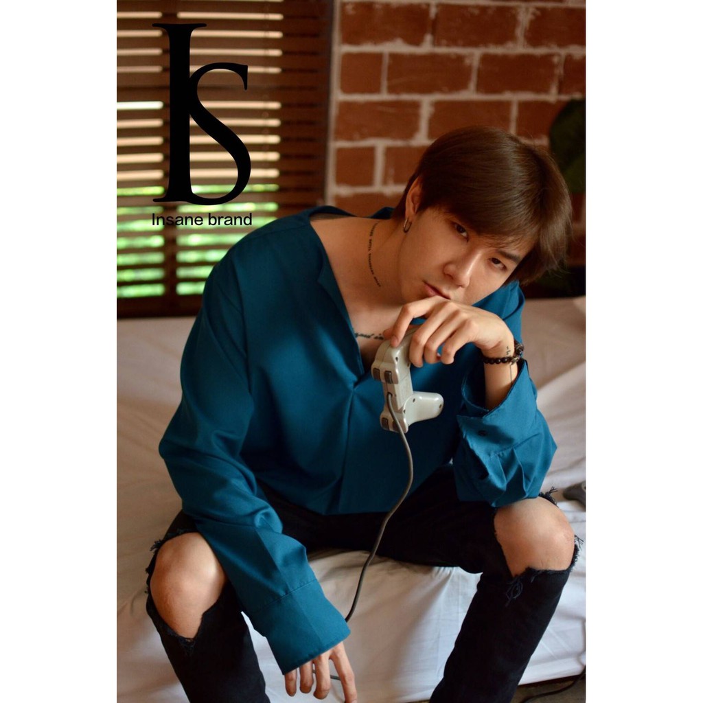 Insane Brand Shirt รุ่น ALY คอจีนโบราณ - insanebrand.shop - ThaiPick