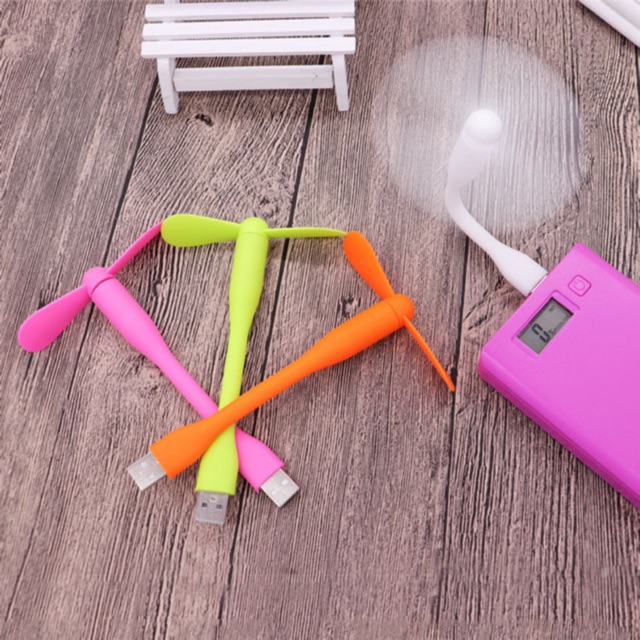 พัดลม USB พัดลมพกพา ขนาดเล็ก แบบพกพา USBคละสี - ty_center - ThaiPick