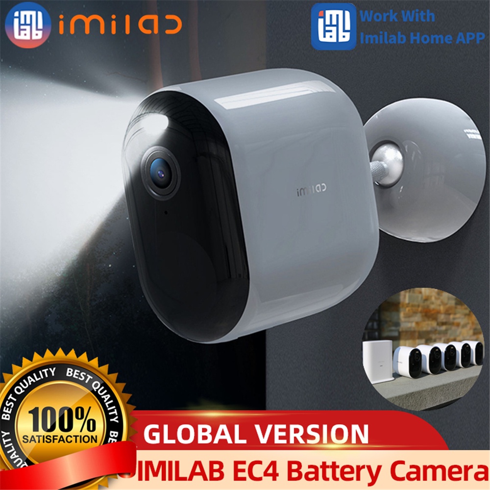 กล้องIMILAB EC4 Spotlight Camera Set 4MP Wifi Camera 5200mAh Battery ...