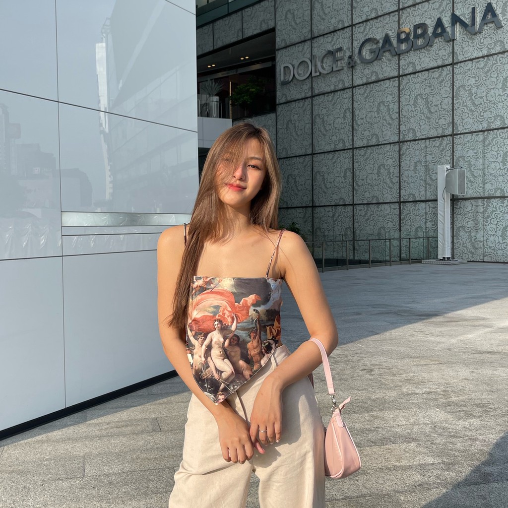 YOUR Emma Top เกาะอกสายเดี่ยว ซับในซาตินอย่างดี ผูกโบว์ด้านหลัง ...