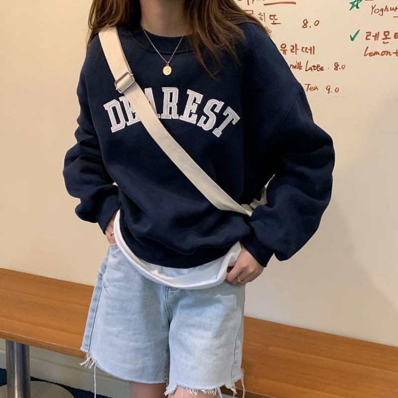 เสื้อกันหนาว Dearest SWEATER OBLONG คุณภาพดีสําหรับผู้หญิง ...