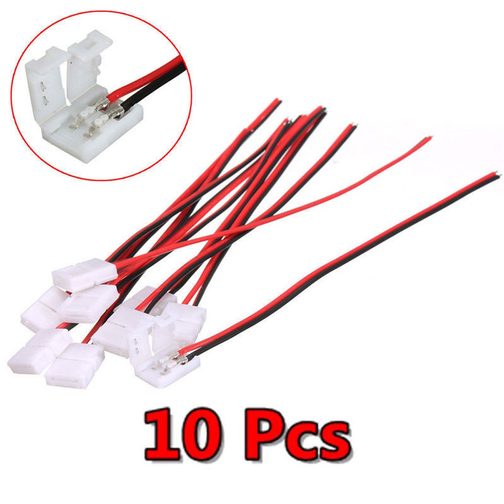 ใหม่10 X Pcb 2 Pin Led Strip 3528 / 5050 ตัวเชื่อมต่อสีเดียว - zbd.th ...
