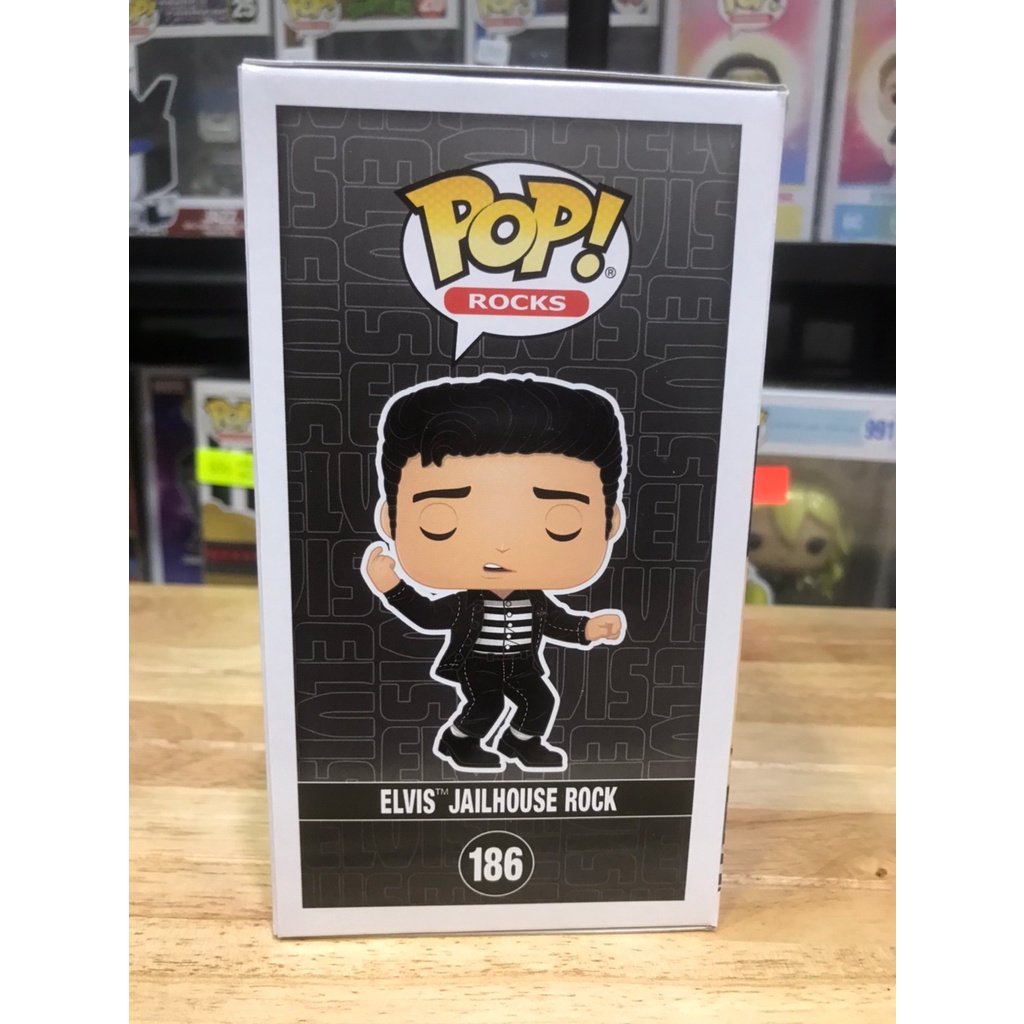 Funko POP Rocks - Elvis Presley - Elvis Jailhouse Rock (#186 ...
