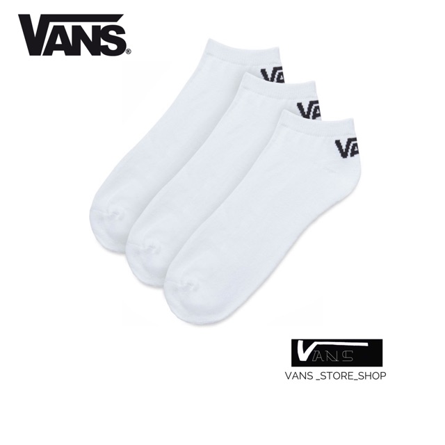 ถุงเท้าVANS CLASSIC LOW SOCKS WHITE (3 PACK)สินค้ามีประกันแท้ - vans ...