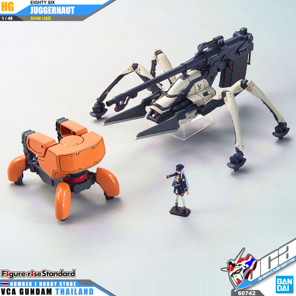 BANDAI 86 EIGHTY SIX HIGH GRADE HG 148 JUGGERNAUT SHIN USE โมเดล เอทตี้ ...