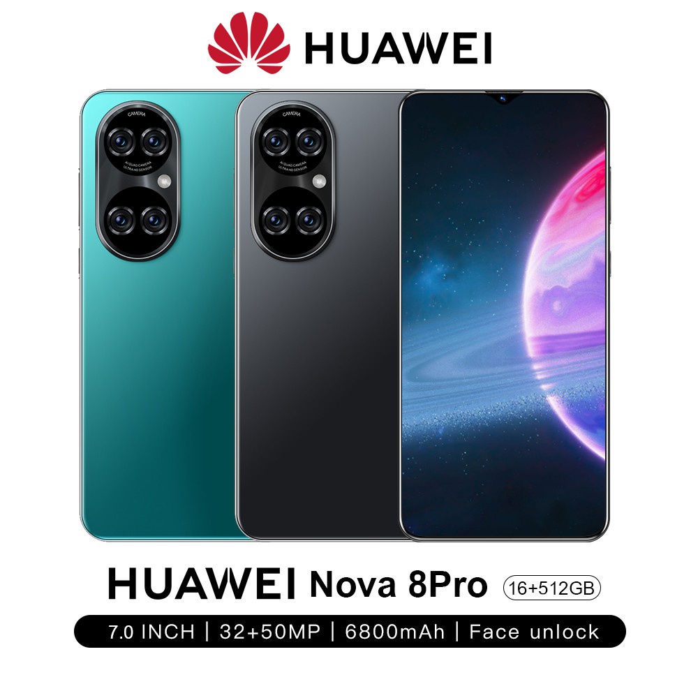 ขายดี???? โทรศัพท์มือถือ HUAWEI Nova8 Pro สมาร์ทโฟน 6.7 นิ้วมือถือจอใหญ่ 5G โทรศัพท์ถูกๆ รองรับ ...