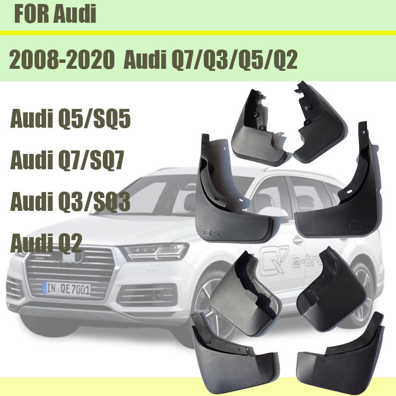 For Audi Q3 Q5 Q7 Q2 Mudguards Audi Q3 Q5 Sline mud flaps Q7 Sport Car ...