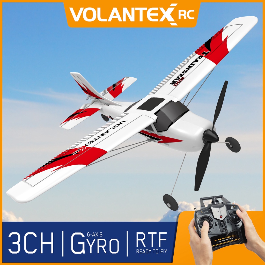 Volantex Spitefire เครื่องบินบังคับวิทยุ 2.4Ghz 4CH ปีกคงที่ 6 แกน 400 ...