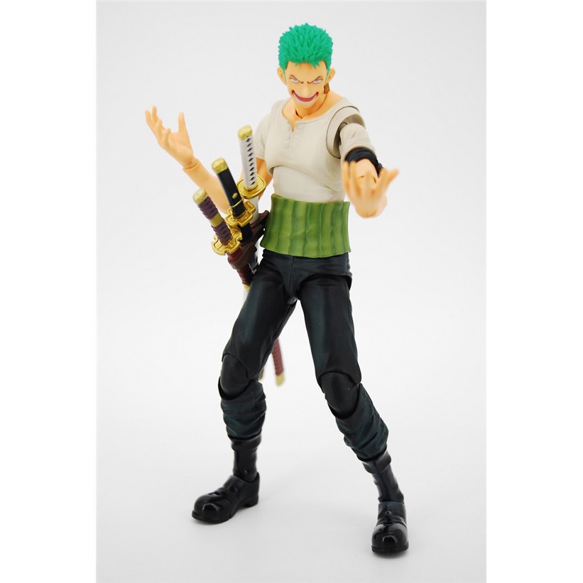 ฟิกเกอร์ Anime One Piece Action Figure movable Zoro santoryu Model ...