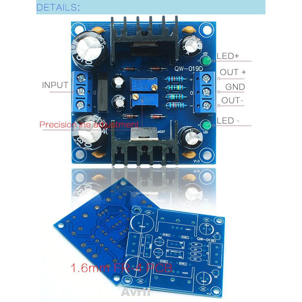 Electric Circuit Positive Negative LM317 LM337 Power Board - avril.th ...