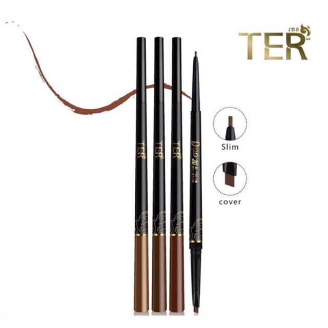 Ter DUO All Style Slim Eyebrow Pencil - tonycosmetics - ThaiPick