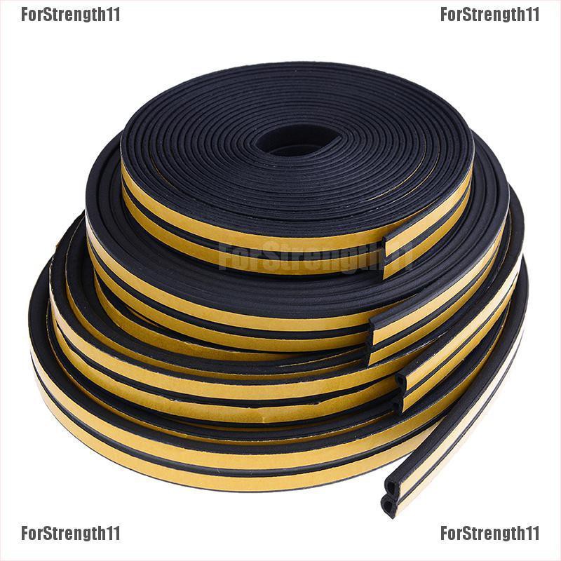 FOR 10M Draught Excluder Self Adhesive Rubber Door Window Seal Strip ...