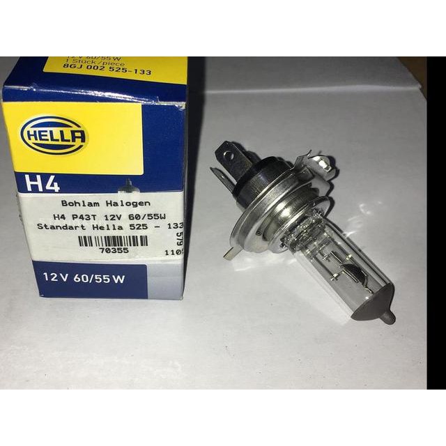 หลอดไฟฮาโลเจน H4 P43T 12v 60 / 55w Hella Asg มาตรฐาน - d18103_i76 ...