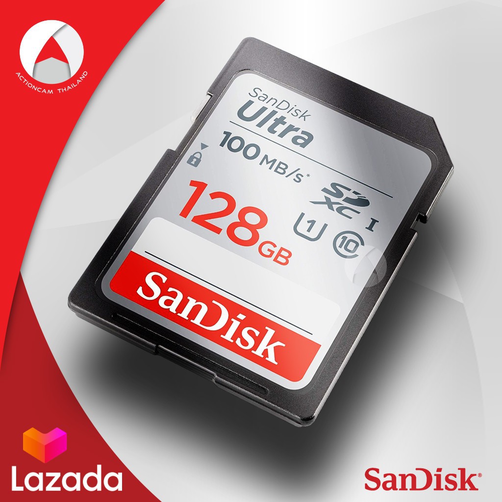 ♈ ♟SanDisk Ultra SD Card 128GB Class 10 SDXC Speed 100MB/s (SDSDUNR ...