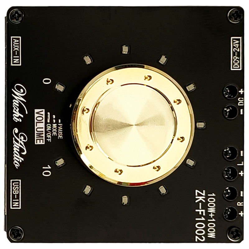 บอร์ดขยายเสียงสเตอริโอ ZK-F1002 TPA3116D2 2.0 ช่อง 1 00Wx2 BT ...