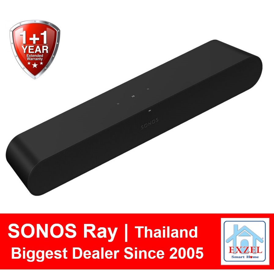 SONOS Ray Soundbar Speaker : 1Yr + 1 Extra Yr Warranty | Fast 1 Day ...