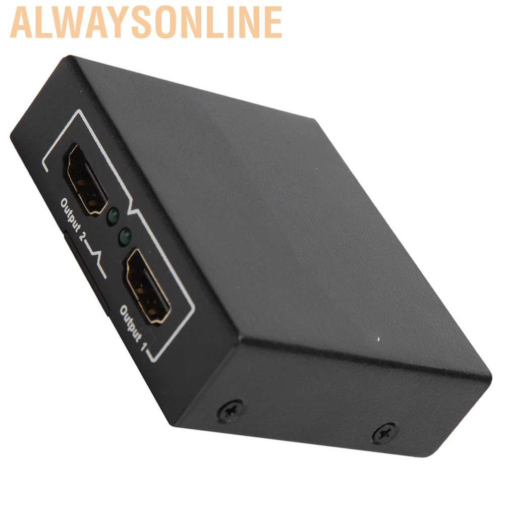Alwaysonline High Definition Multimedia Interface Splitter 2.0 4K 60Hz ...