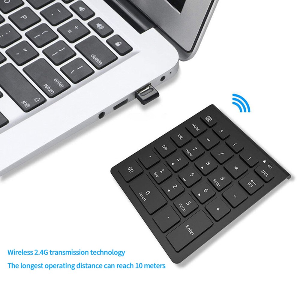 Jelly Comb 2.4G Wireless Mini Digital Keyboard USB Number Numeric ...