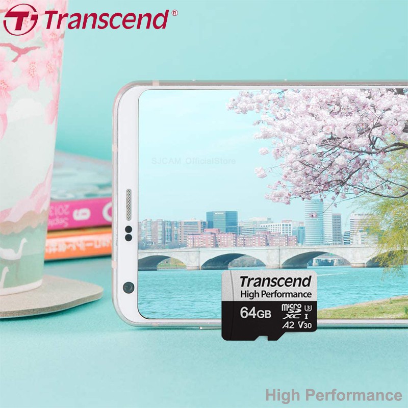 Transcend High Performance MicroSD Card 64GB (R 100MBs W 60MBs) สำหรับ ...