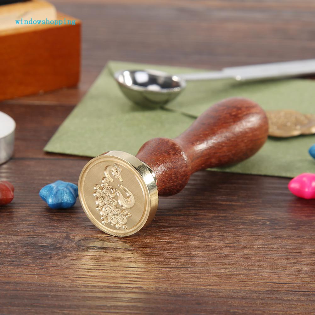 shop•Retro Letter Envelope Sealing Wax Copper Stamp for Art Decor ...