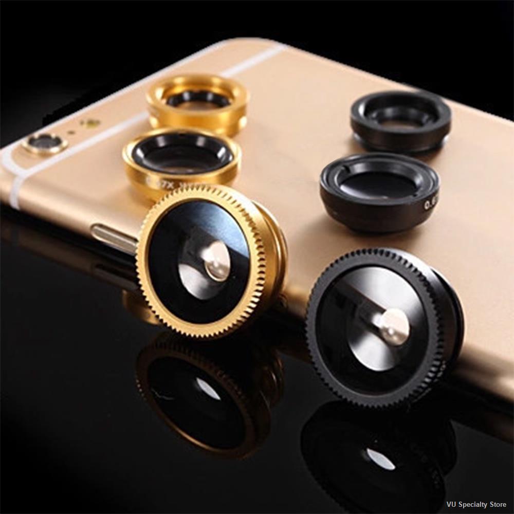 VU Specialty StoreUniversal Clip Lens 3in1 เลนส์มือถือ 3 มุมมอง เลนส์ ...