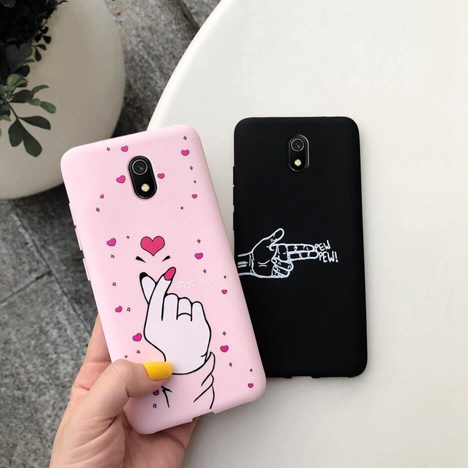 Full Cover For Xiaomi Redmi 8A 8 a Case Soft Silicone Cute Painted ...