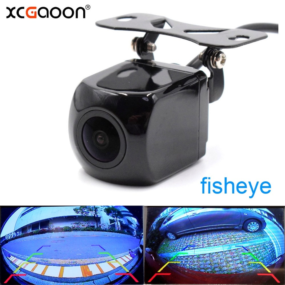 XCGaoon CCD 180 degree Fisheye Lens Car Camera Rear View Wide Angle ...