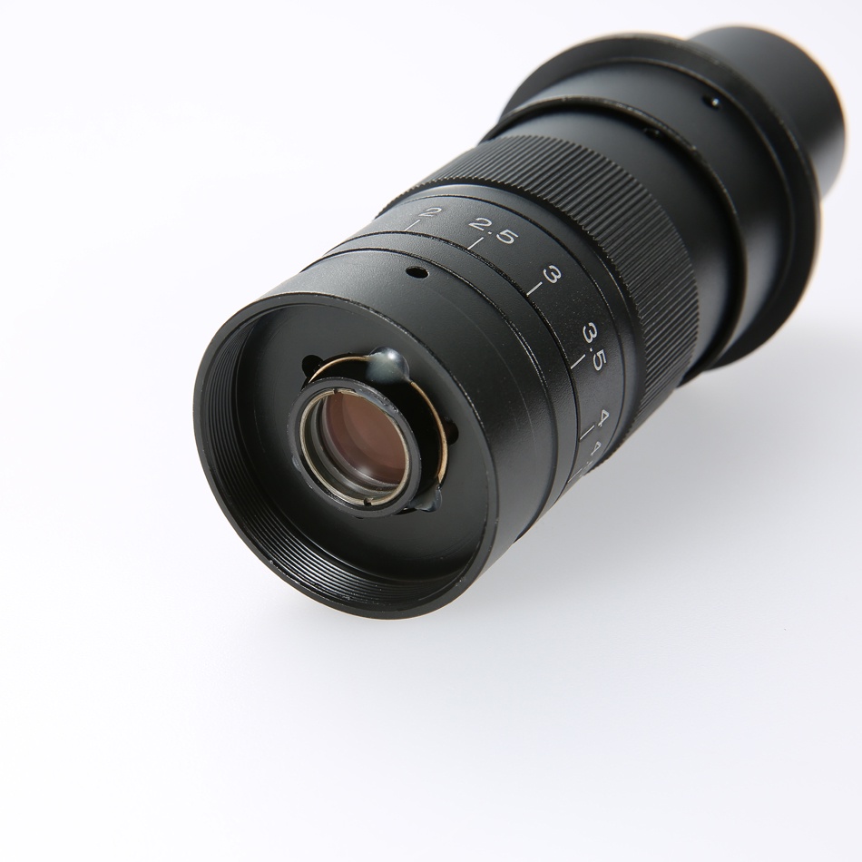 กล้องจุลทรรศน์เลนส์120X 180X 300X Adjustable Magnification Zoom C-mount ...