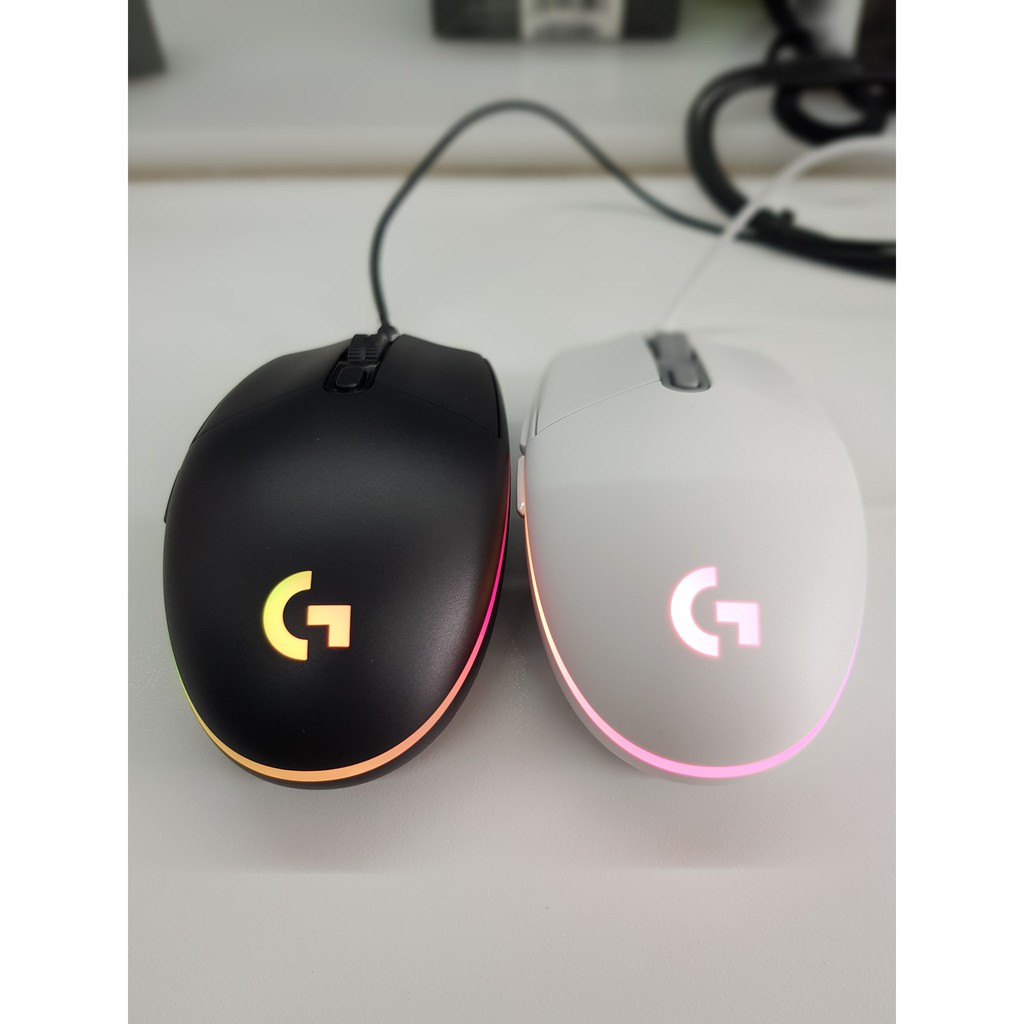 โปรแรง12.12️เมาส์เกมมิ่ง️ LOGITECH G102 G203 LIGHTSYNC RGB 6 Button ...