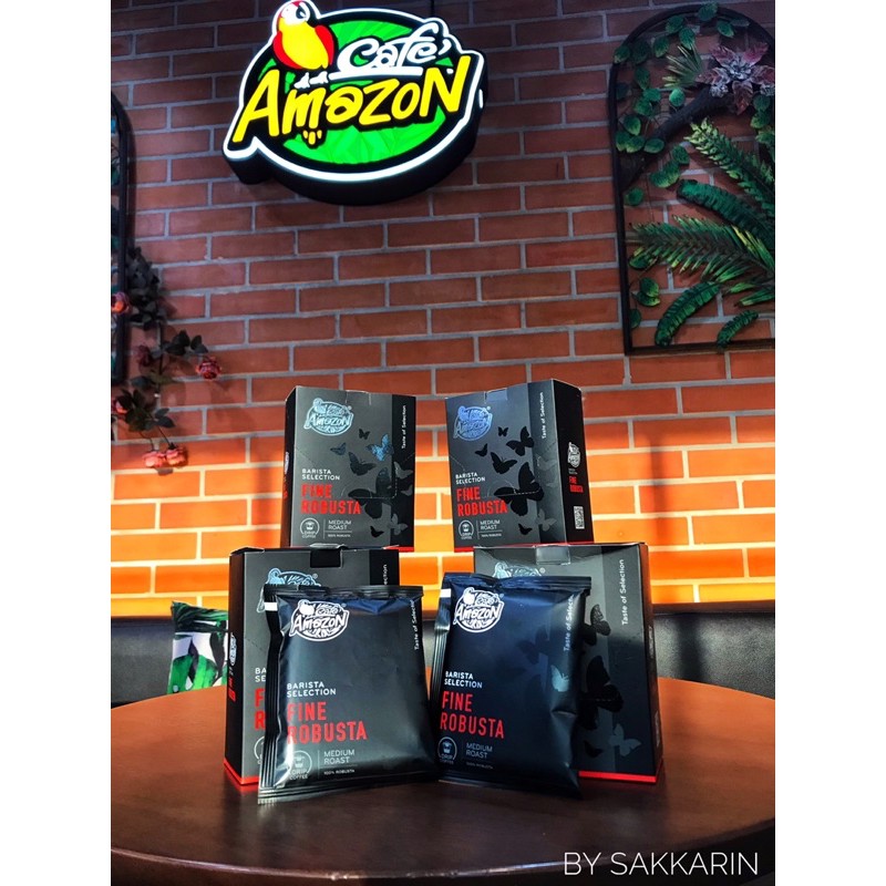 Amazon Drip Coffee Fine Robusta (กาแฟดริป คาเฟ่ อเมซอน ไฟน์ โรบัสตา ...