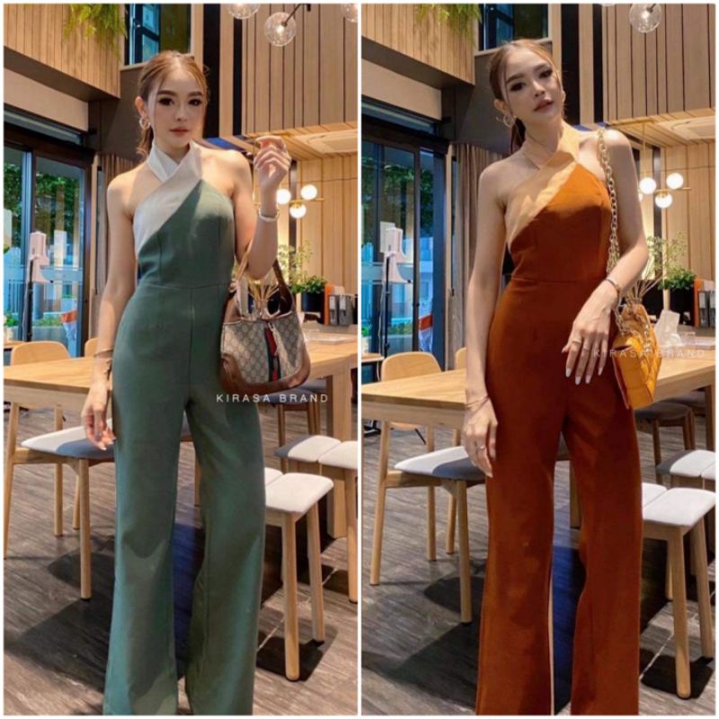 kirasa จั้มยาวคล้องคอ สุดเซกซี่ | Shopee Thailand