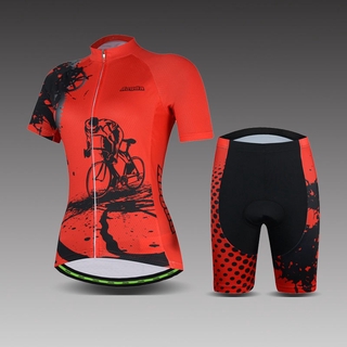 『LemonSport』Breathable Women Cycling Jersey Rider Bike Clothing Team ...