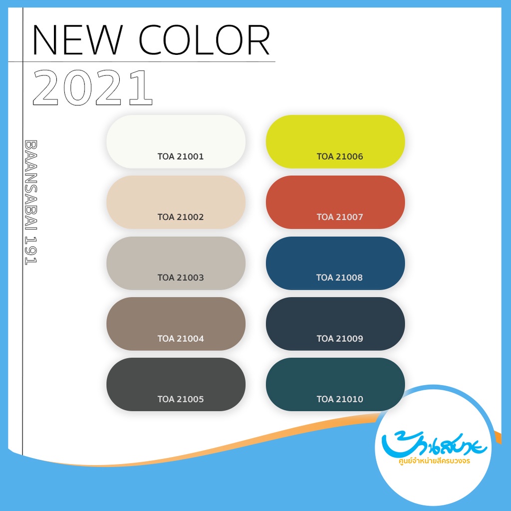 TOA สีทาบ้าน เฉดสี 21001 SuperShieldDuraclean A กึ่งเงา 3.5 ลิตร สีทา ...