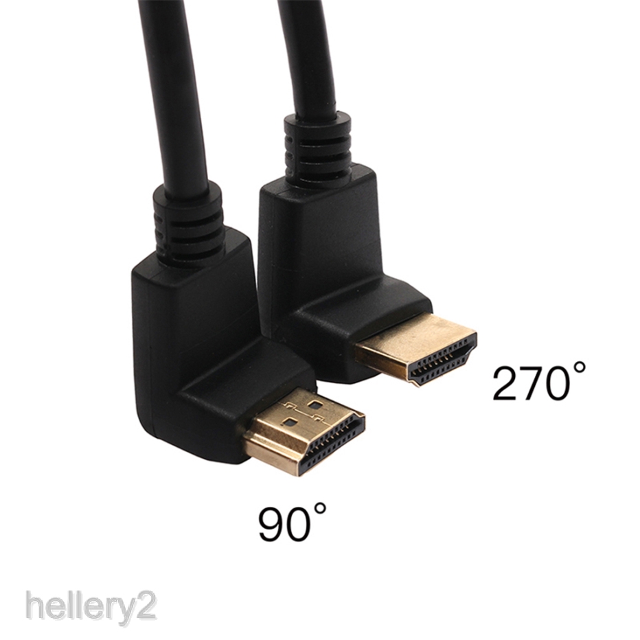 High Speed HDMI 90 Degree Male to Female Cable Adapter Extender ...