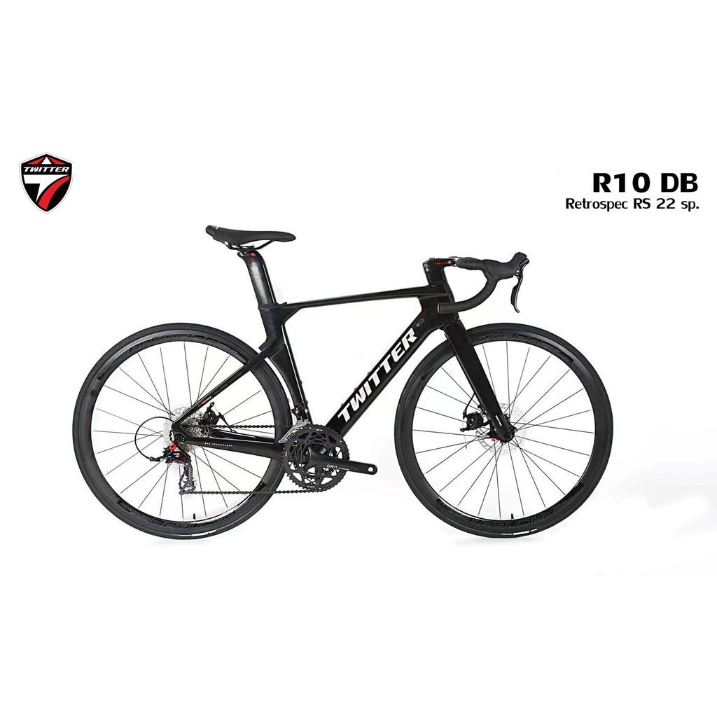เสือหมอบ TWITTER R10 DB 11sp 2022 ล้อCarbon | Shopee Thailand