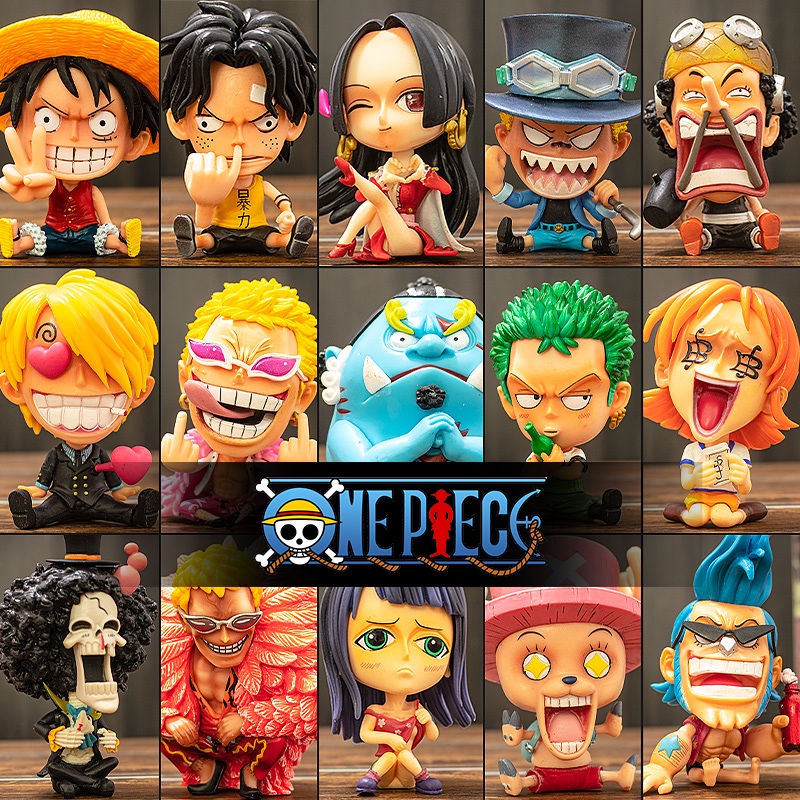 ONE PIECE โมเดลตัวละคร โมเดล โมเดลวันพีชตัวการ์ตูน รูปปั้น โมเดลอนิเมะ ...
