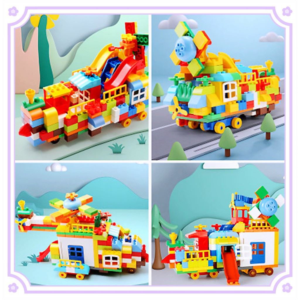 Feelo Large Particle Castle Building Blocks Bricks Compatible with ...