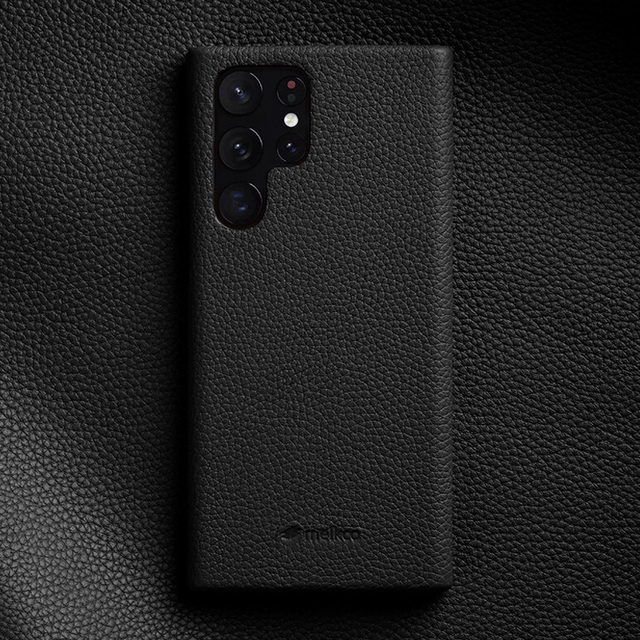 Melkco Premium Genuine Leather Case For Samsung Galaxy S22 Ultra 5G ...