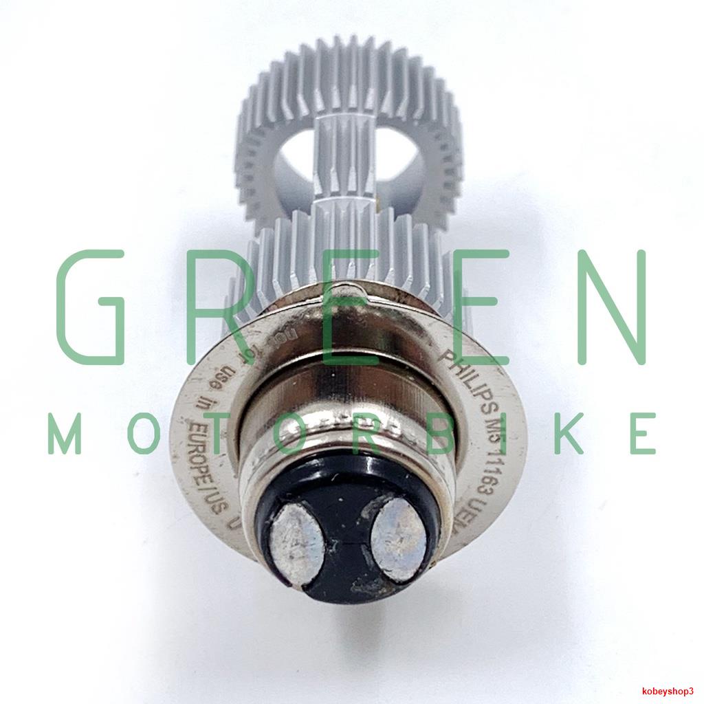 จัดส่งทันทีของแท้ 100 หลอดไฟหน้า LED PHILIPS ฟิลิปส์ M5 (T19) 12V DC แสงขาว 6500K 11163UEMX1 ...