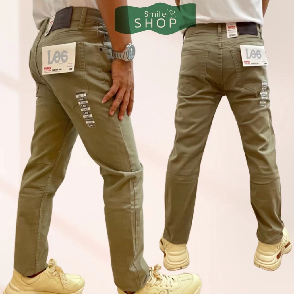 กางเกงขายาวผ้ายืด ยีนส์ผู้ชายผ้ายืด ขายาวชิโน่ ขายาวผู้ชาย ทรงสวยใส่