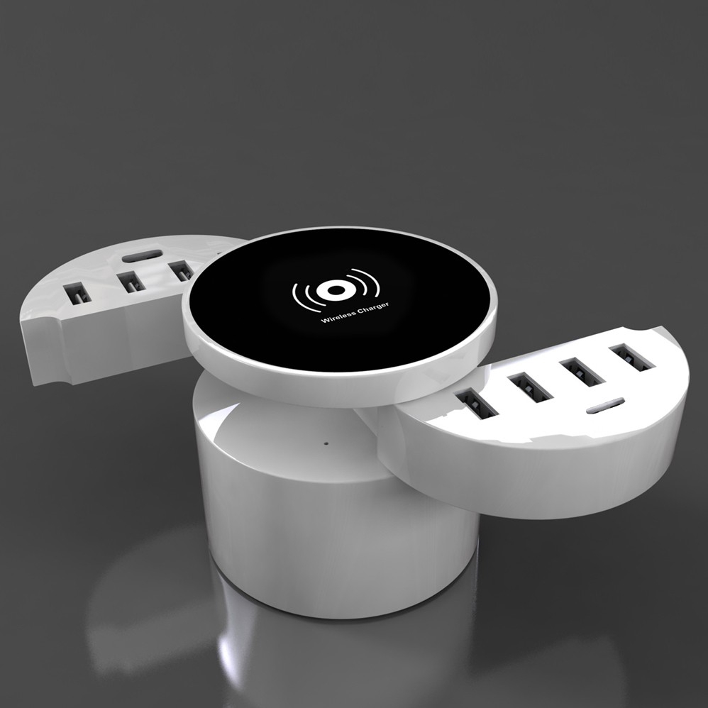 QI Wireless Charger For IPhone Samsung Huawei OPPO VIVO Xiaomi Tablets ...