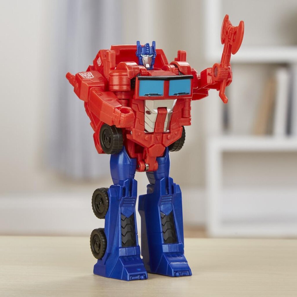 Transformers Cyberverse 1-Step Changer Optimus Prime Nach หุ่นยนต์ ออฟ ...