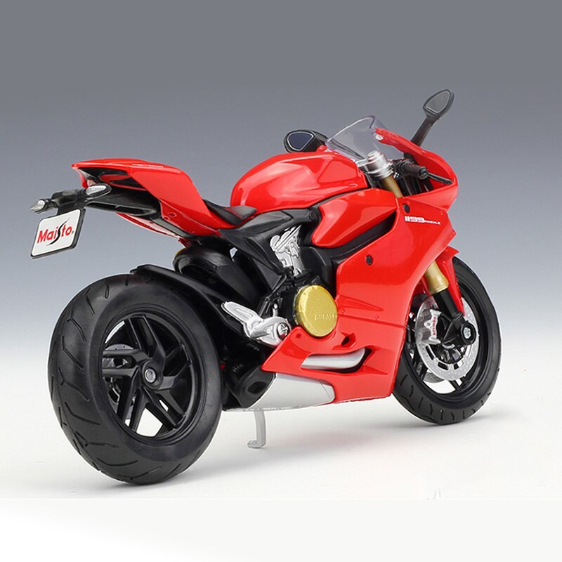 112 Maisto Ducati 1199 Motorcycle Toy Alloy Assembled Motor Car Vehicle ...