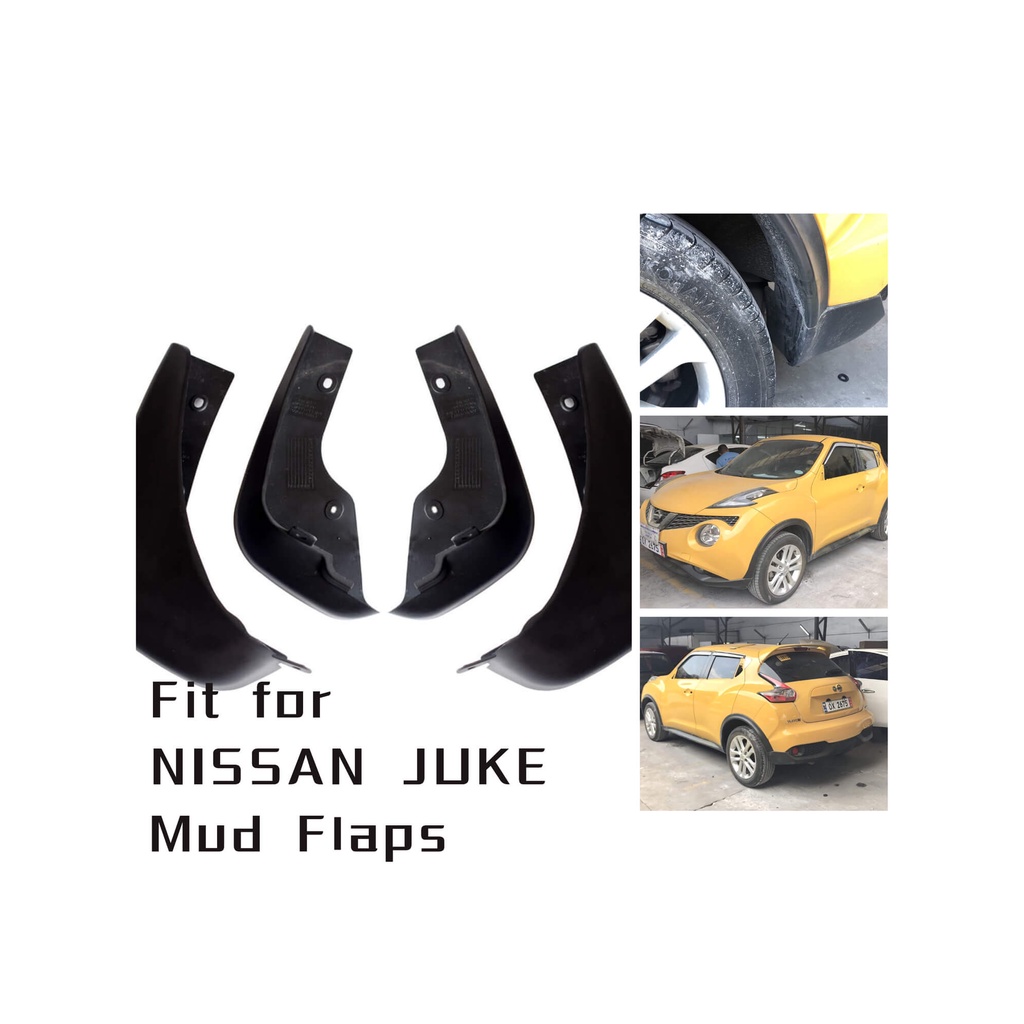 For NISSAN JUKE 2011-2017 Set Molded Mud Flaps Mudflaps Splash Guards ...